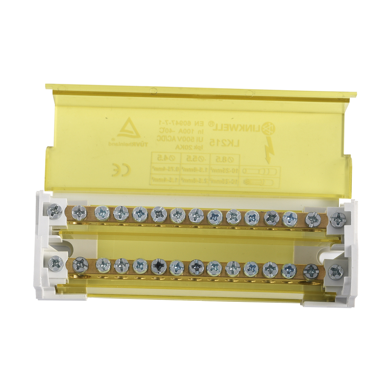 100A cabinet wiring terminal block junction box - Buy Cabinet Terminals ...